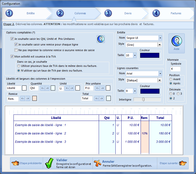Logiciel Devis Factures