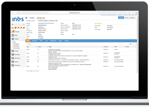 > Logiciel INES.Customer Service – avis, prix et démo
